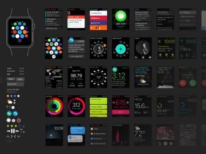 Apple Watch UI Kit v2 - Free Sketch Resource | Sketch Elements