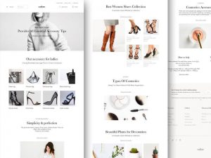 Fashion Website Wireframe - Free Sketch Resource | Sketch Elements