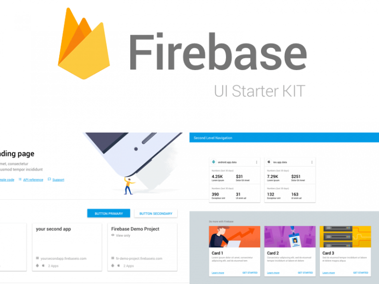Firebase UI Starter Kit - Free Sketch Resource | Sketch Elements