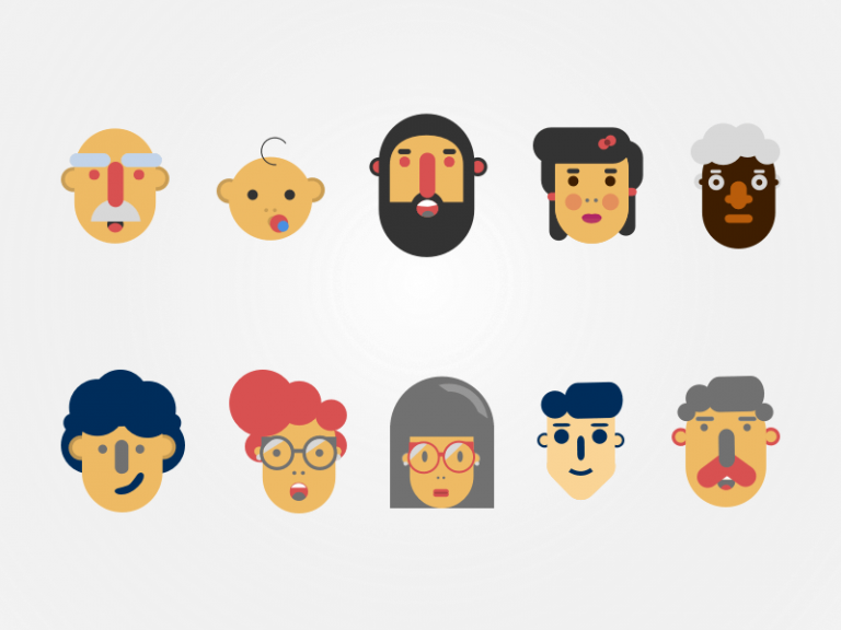 Avatar Illustrations - Free Sketch Resource | Sketch Elements