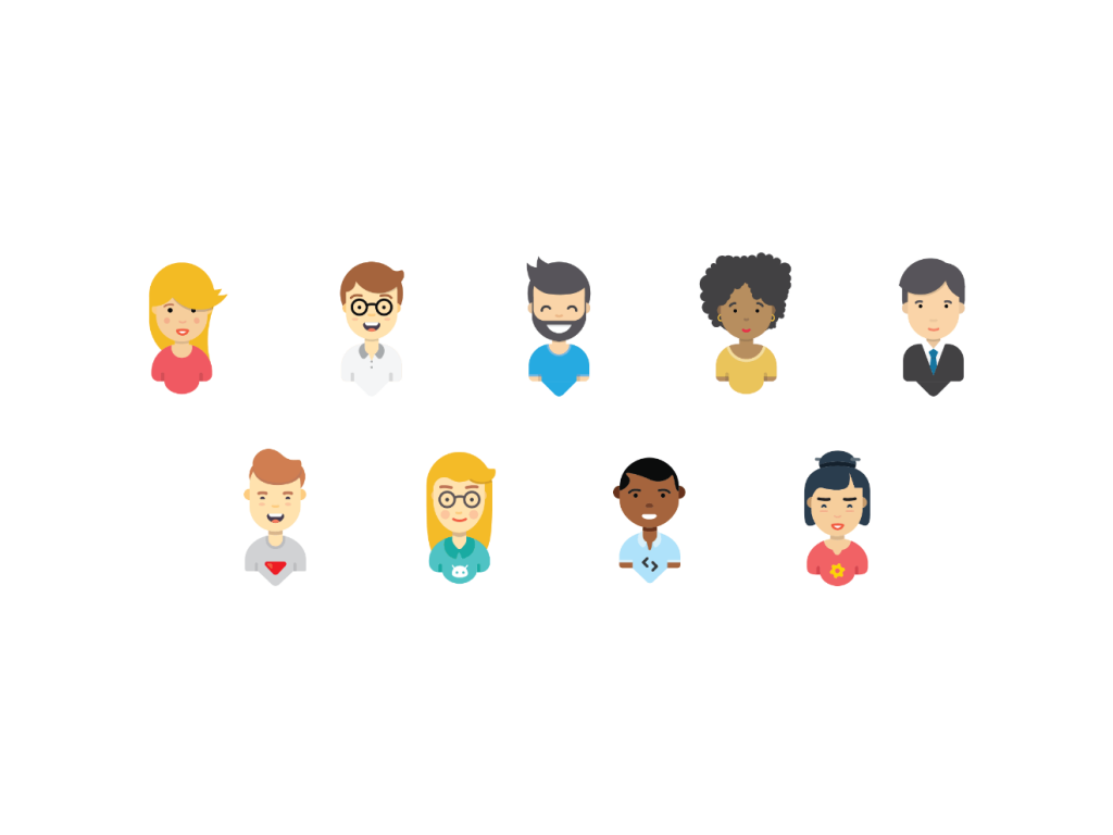 Cartoon Characters Illustration - Free Sketch Resource | Sketch Elements