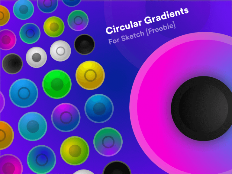 Circular Gradients - Free Sketch Resource | Sketch Elements