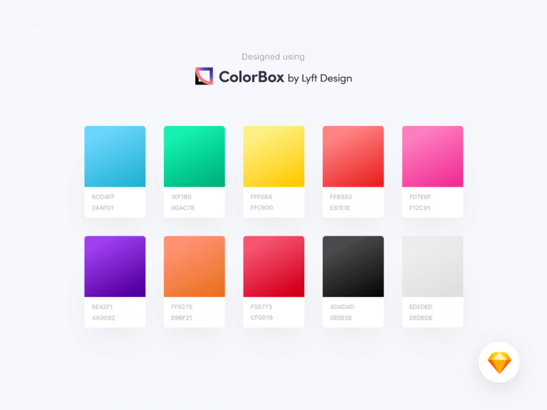 ColorBox Gradients - Free Sketch Resource | Sketch Elements
