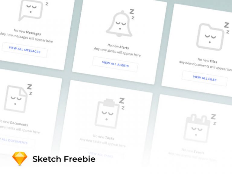 Empty State Status - Free Sketch Resource | Sketch Elements