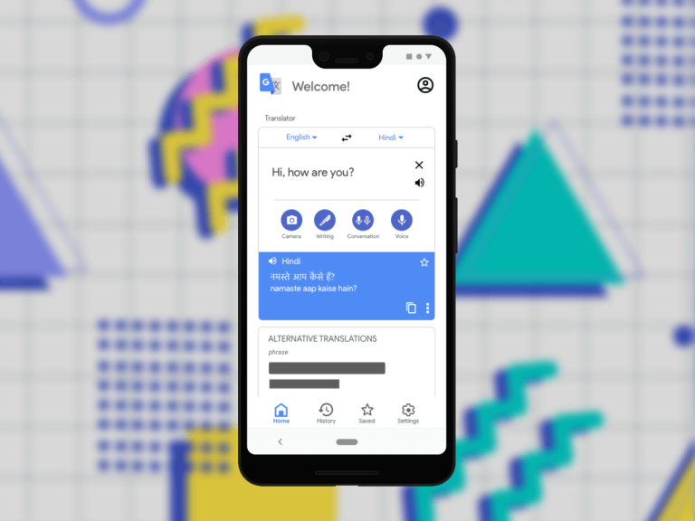 Google Translate App Redesign - Free Sketch Resource | Sketch Elements