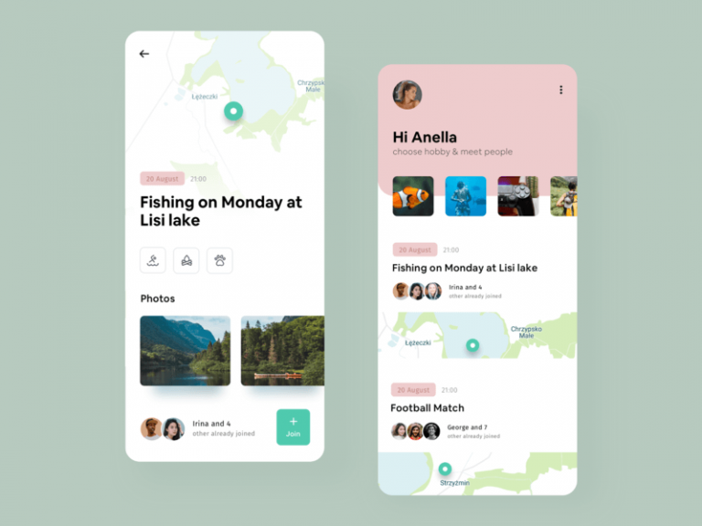 Hobby UI App - Free Sketch Resource | Sketch Elements