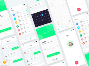 Map Chat App Concept - Free Sketch Resource | Sketch Elements