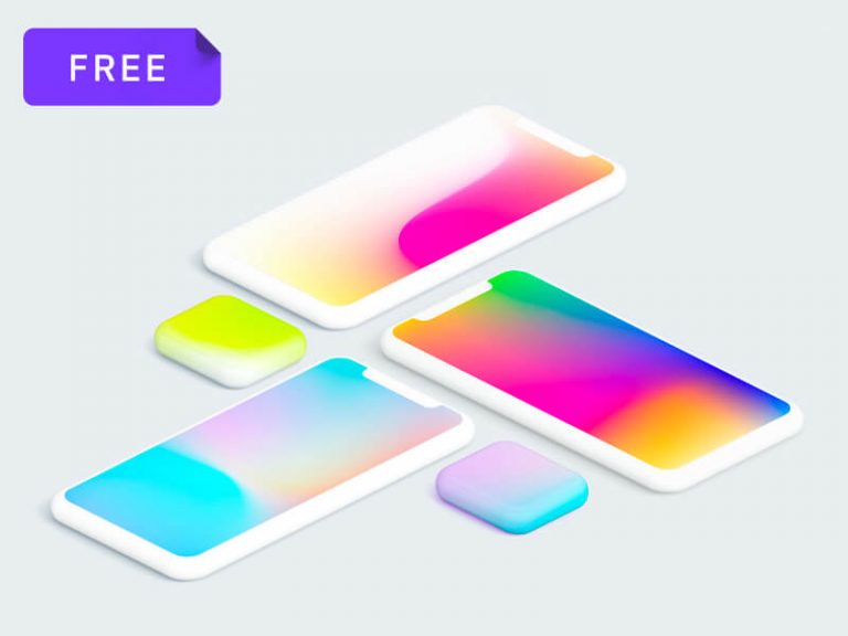 Mesh Gradients Pack - Free Sketch Resource | Sketch Elements