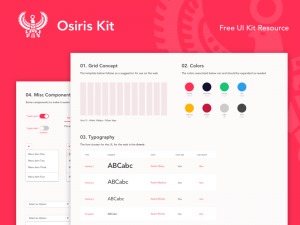 Osiris UI Kit - Free Sketch Resource | Sketch Elements