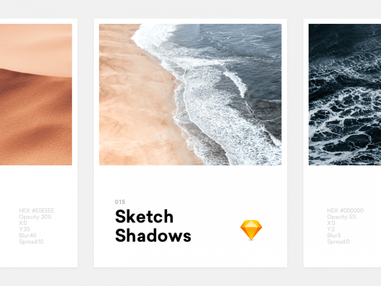 Shadows Card - Free Sketch Resource | Sketch Elements