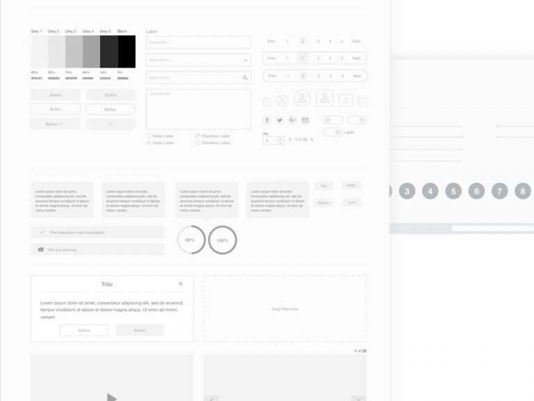 Simple Wireframes - Free Sketch Resource | Sketch Elements