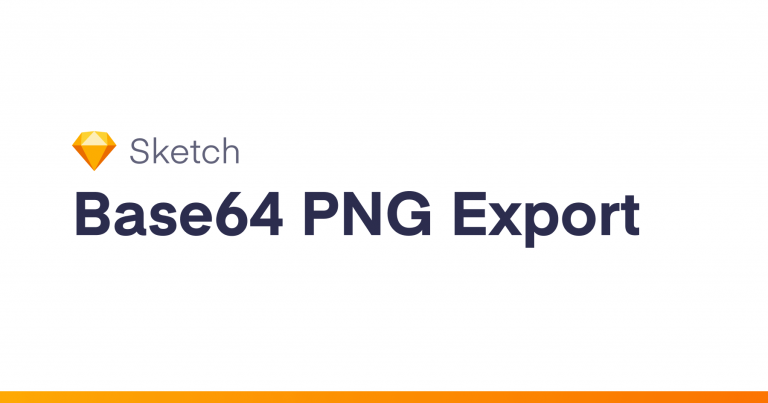 Sketch Base64 PNG Export Plugin | Sketch Elements