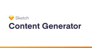 Content Generator Sketch Plugin | Sketch Elements