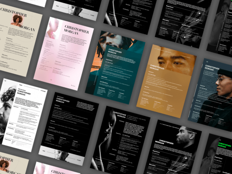 10 Resume Templates - Free Sketch Resource | Sketch Elements