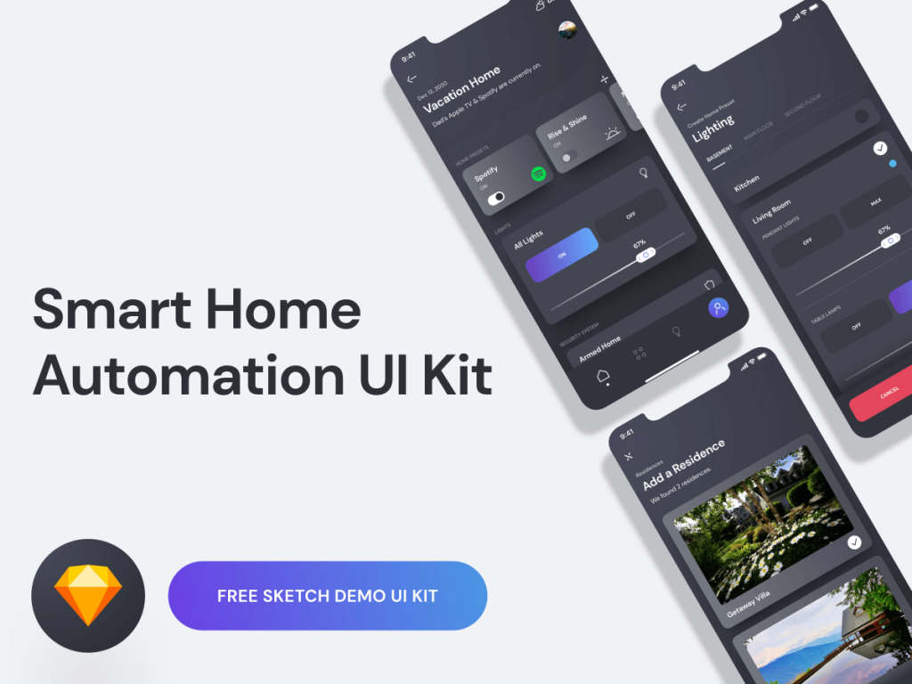 Smart Home Automation - Free Sketch Resource | Sketch Elements
