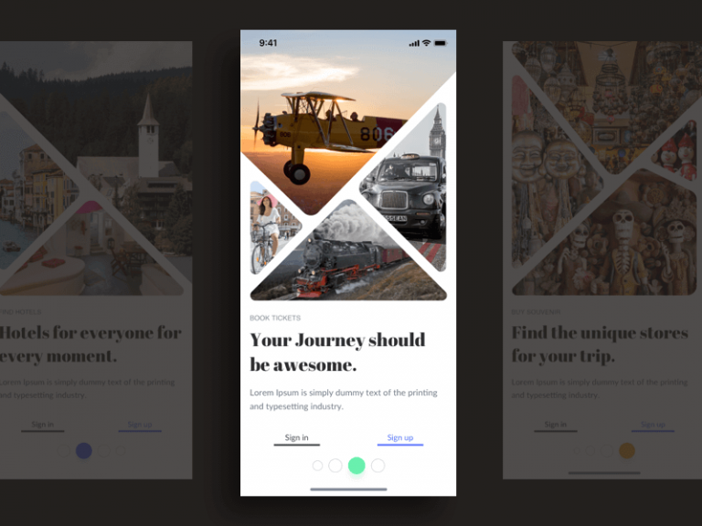 App Intro Screens - Free Sketch Resource | Sketch Elements