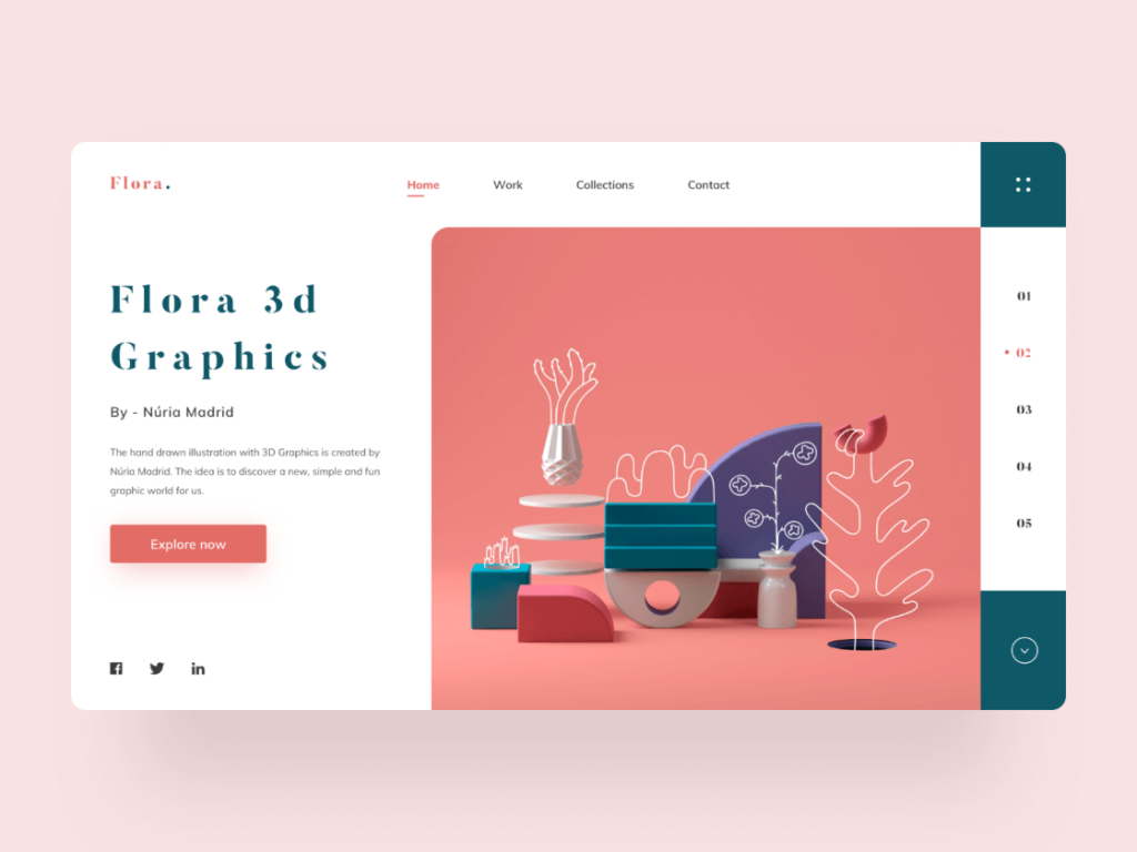 Floral Web Concept - Free Sketch Resource | Sketch Elements