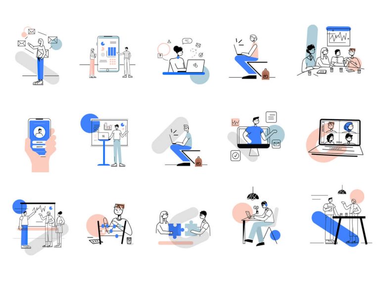 Illustration Pack - Free Sketch Resource | Sketch Elements