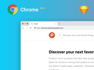 Google Chrome UI Kit - Free Sketch Resource | Sketch Elements
