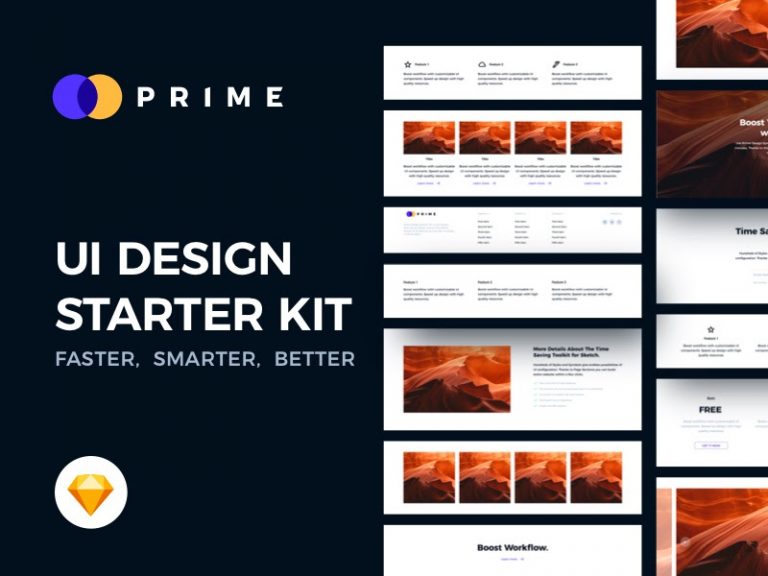 Prime Design System - Free Sketch Resource | Sketch Elements