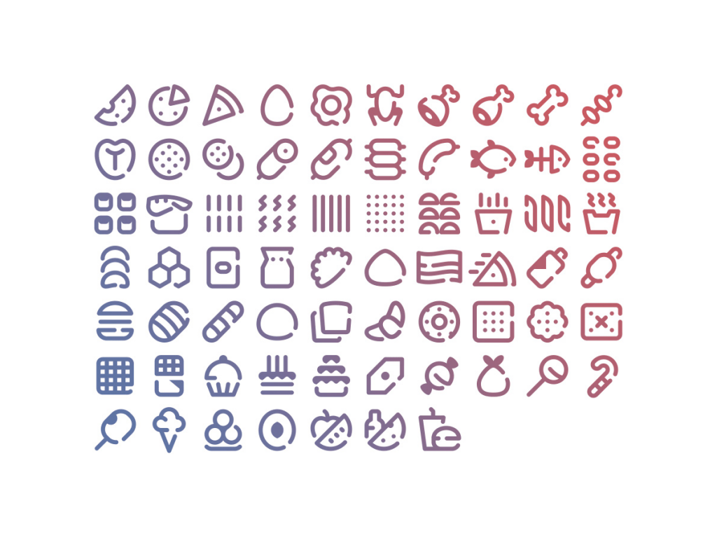 Food Icons (67) - Free Sketch Resource | Sketch Elements
