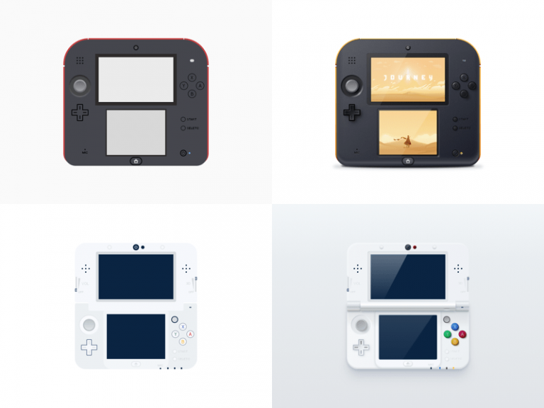 Nintendo 2DS and 3DS - Free Sketch Resource | Sketch Elements