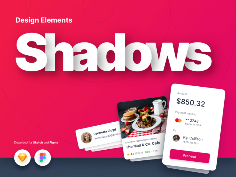 Shadows Pack - Free Sketch Resource | Sketch Elements