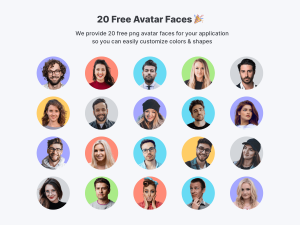 Exemplar Avatar Library - Free Sketch Resource | Sketch Elements