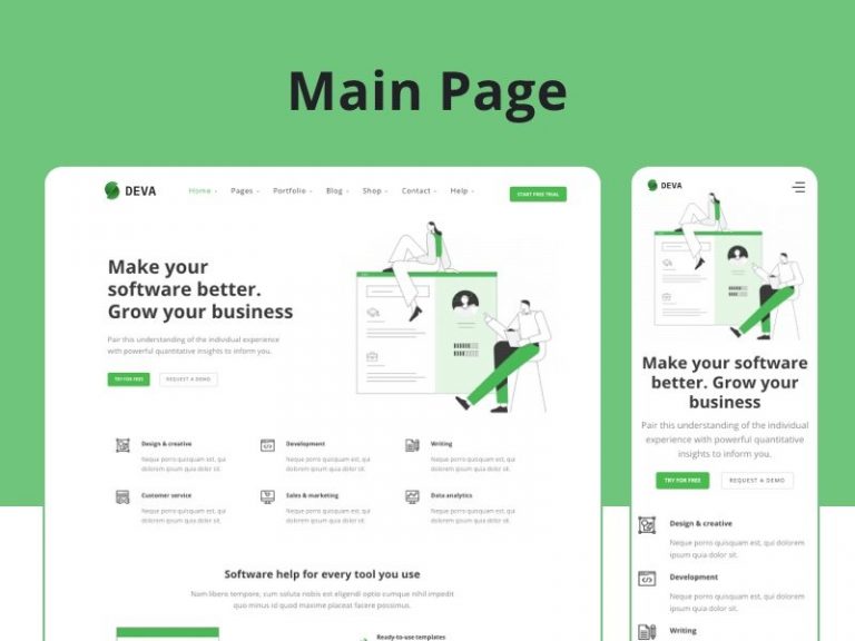 Minimal Software App - Free Sketch Resource | Sketch Elements