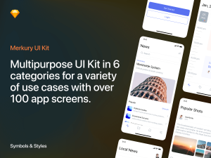 Multipurpose UI Kit - Free Sketch Resource | Sketch Elements
